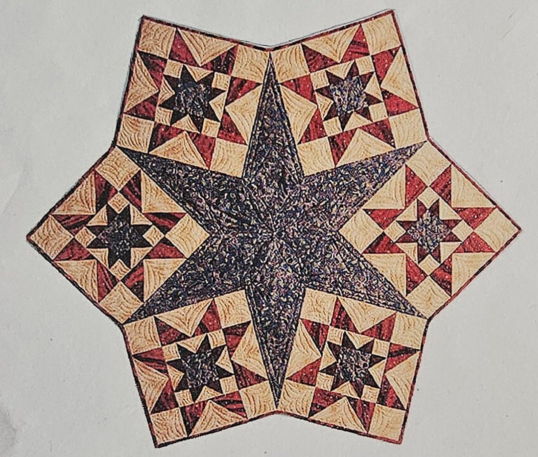 Pattern - Star Crazy Tree Skirt & Table Topper Pattern, Physical ...