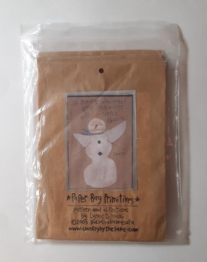 Pattern - Bundle of 7 Paper Bag Primitive Quilt Patterns, Physical ...