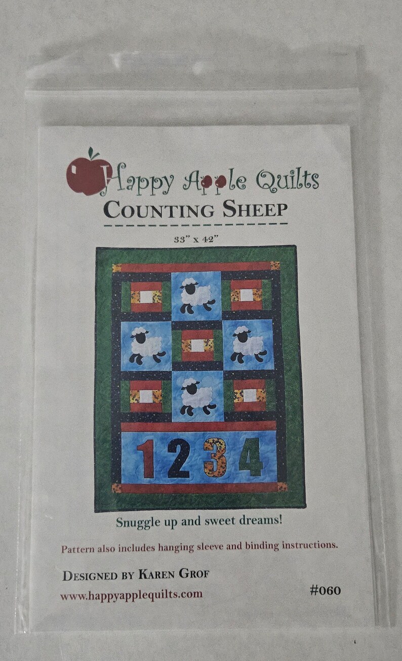 Pattern - Counting Sheep Quilt Pattern, Physical Pattern - Etsy