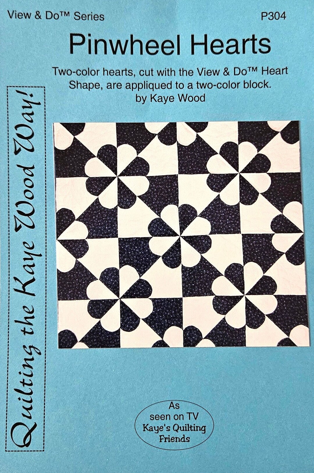 Pattern - Pinwheel Hearts Quilt Pattern, Physical Pattern - Etsy