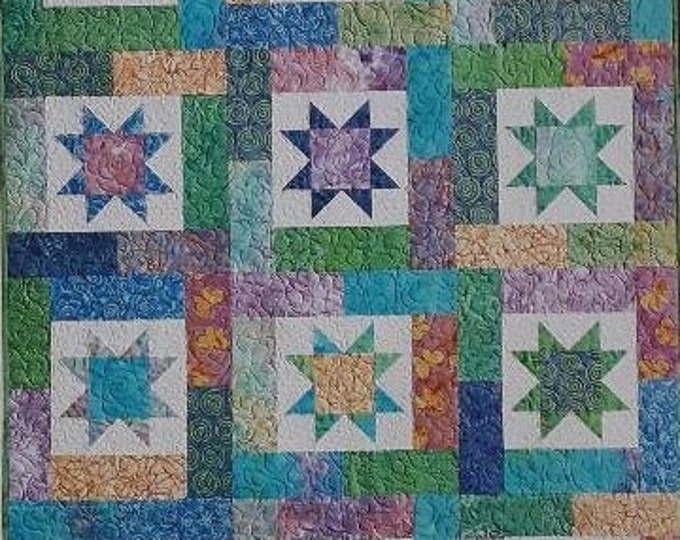 Pattern - Lucky Stars Quilt Pattern, Physical Pattern - Etsy