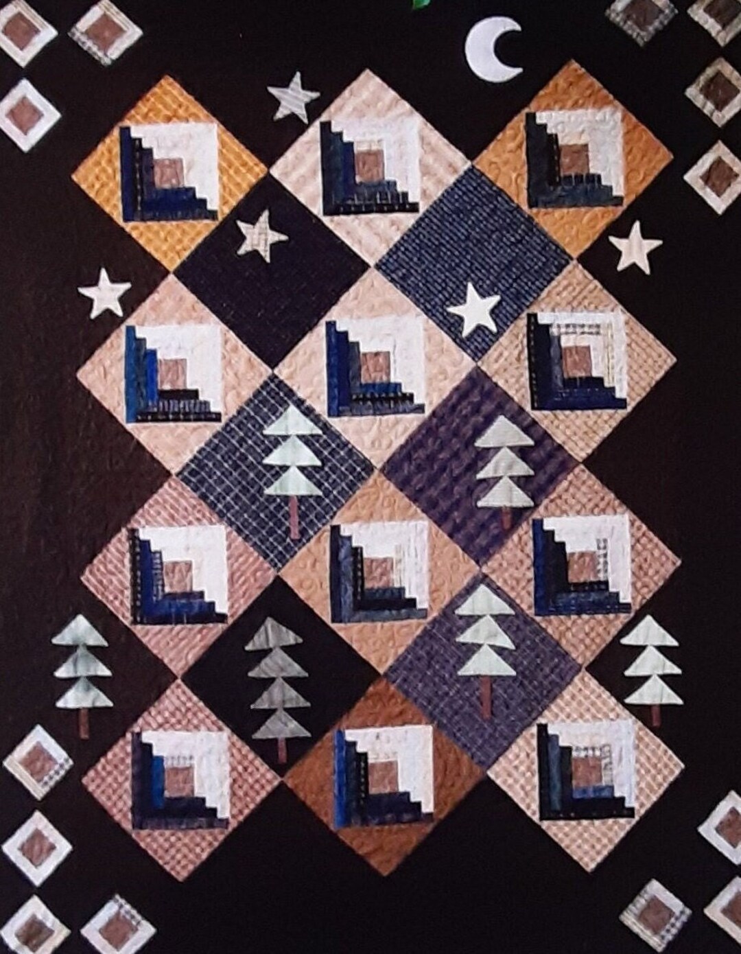 Pattern - Starry Night Quilt Pattern, Physical Pattern - Etsy