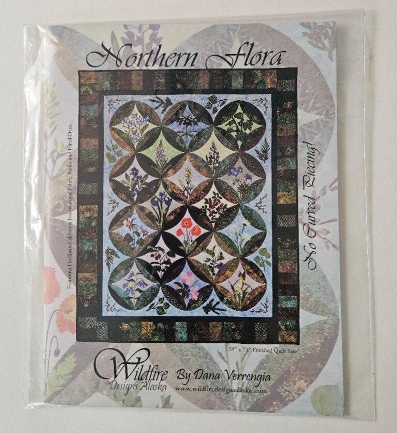 Northern Flora Pattern Book, Quilt/table Runner/pillow Pattern Book ...
