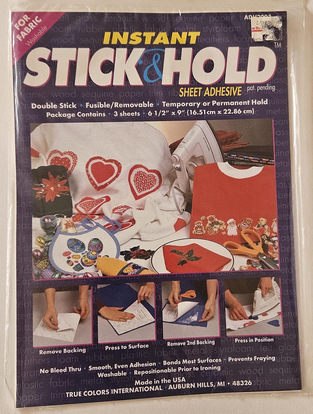 Supplies - Instant Stick & Hold Sheet Adhesive - Etsy