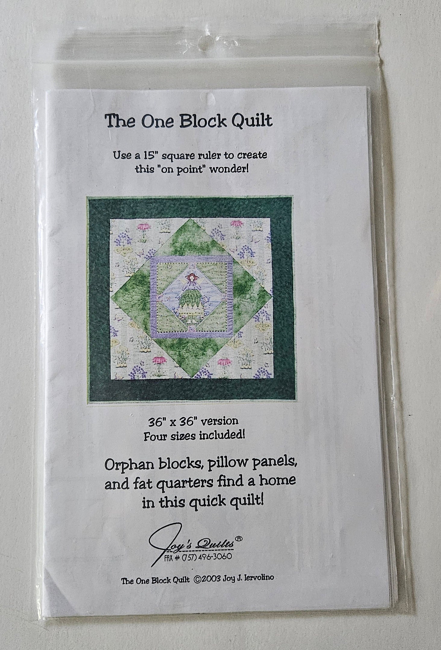 Pattern - the One Block Quilt Pattern, Physical Pattern - Etsy