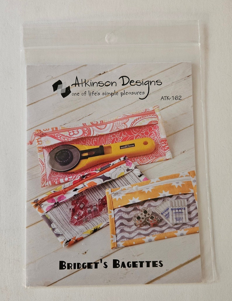 Pattern - Bridget's Bagettes Bag Pattern, Physical Pattern - Etsy