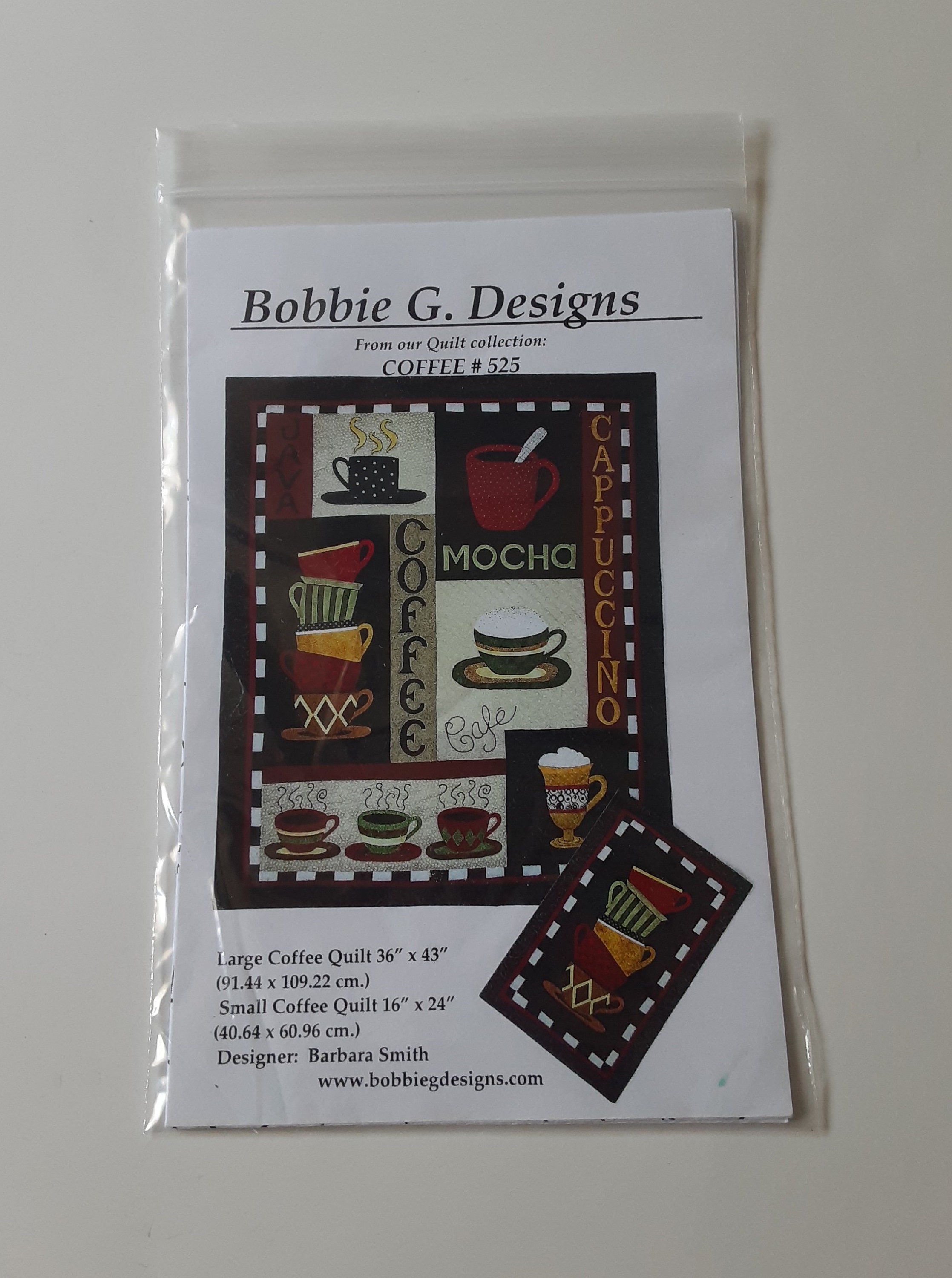 Coffee Quilt Pattern Physical Pattern - Etsy