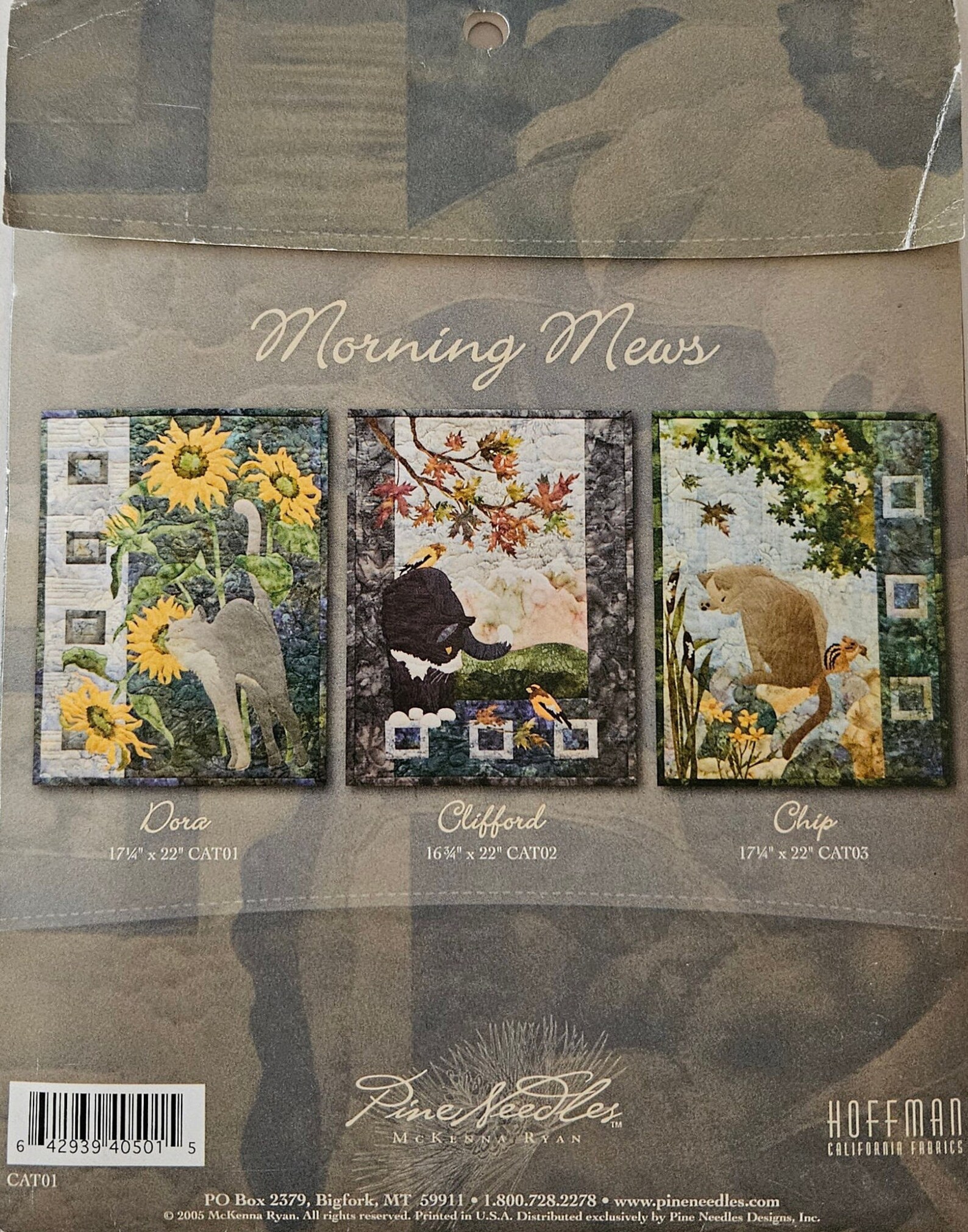 Pattern - Dora Morning Mews Quilt Pattern, Physical Pattern - Etsy