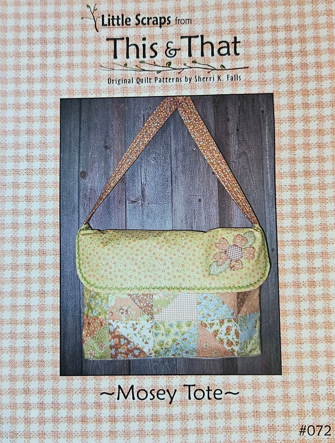 Pattern - Mosey Tote Bag Pattern, Physical Pattern - Etsy