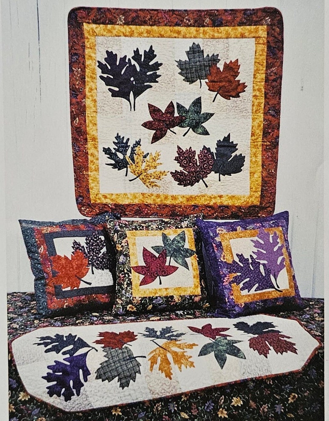 Pattern - Autumn in New England Quilt/pillow/table Runner Pattern, Physical Pattern - Etsy