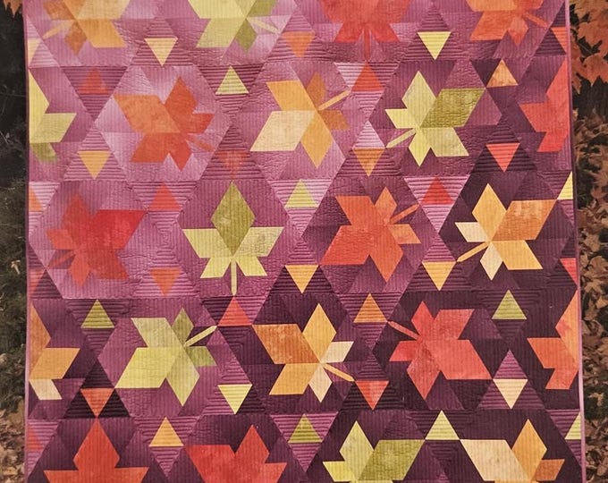 Pattern - Fall Foliage Quilt Pattern, Physical Pattern - Etsy