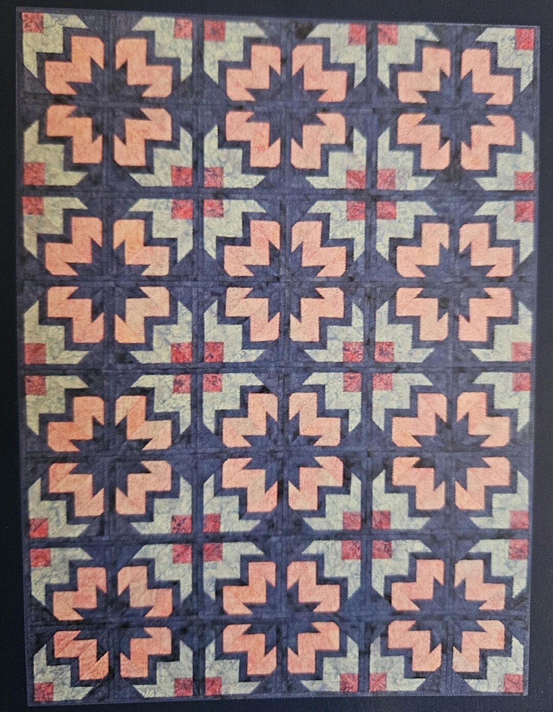 Pattern - Blooming Blossoms Quit Pattern, Physical Pattern - Etsy