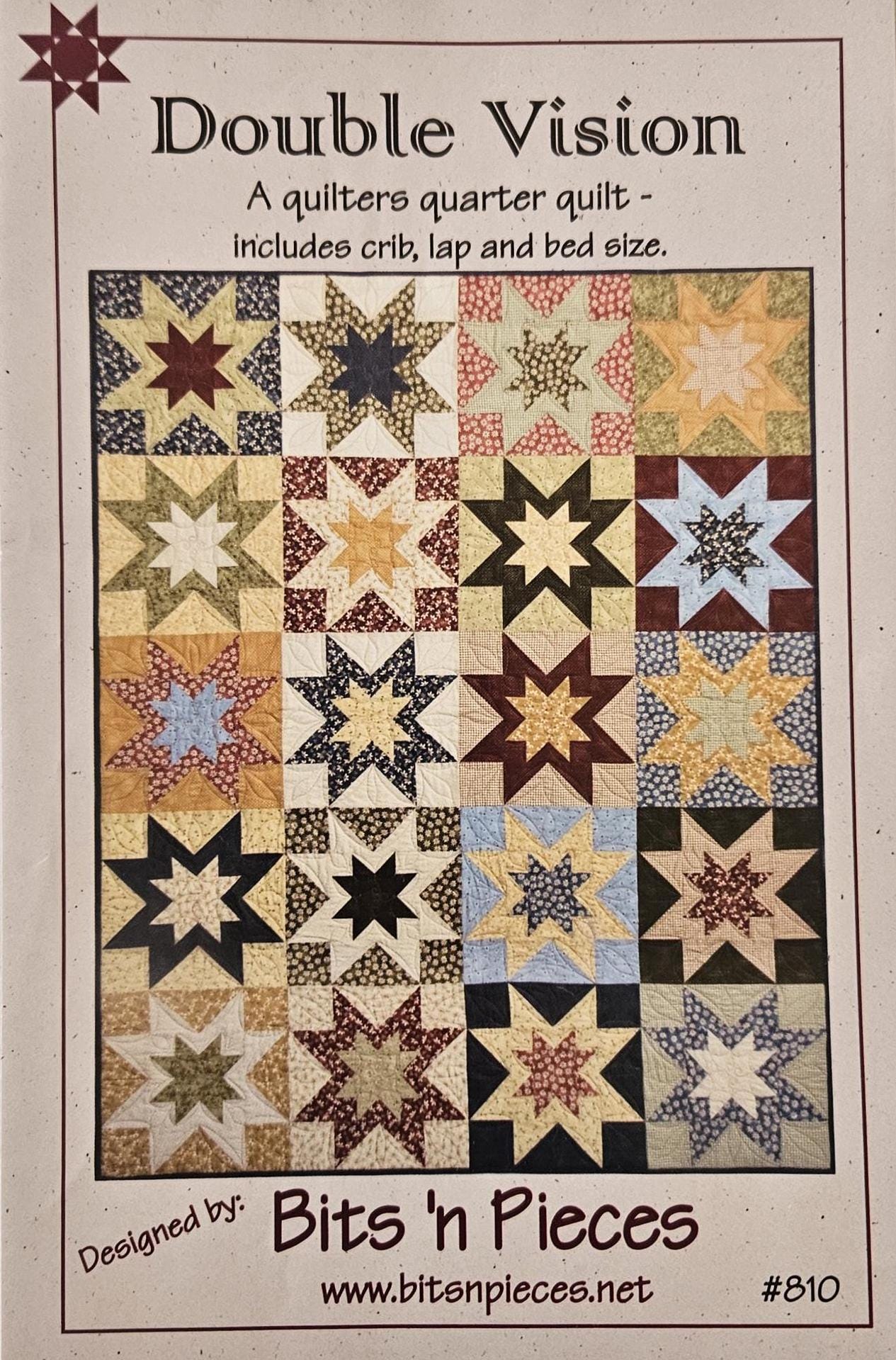 Pattern - Double Vision Quilt Pattern, Physical Pattern - Etsy