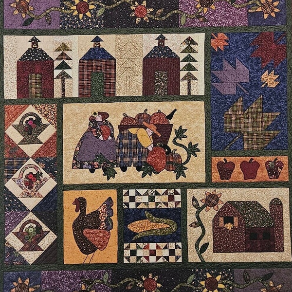 Thanksgiving Quilt - Etsy