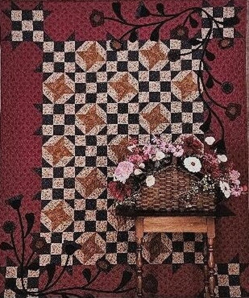 Pattern Twilight Garden Quilt Pattern, Thimbleberries Pattern, Physical Pattern - Etsy