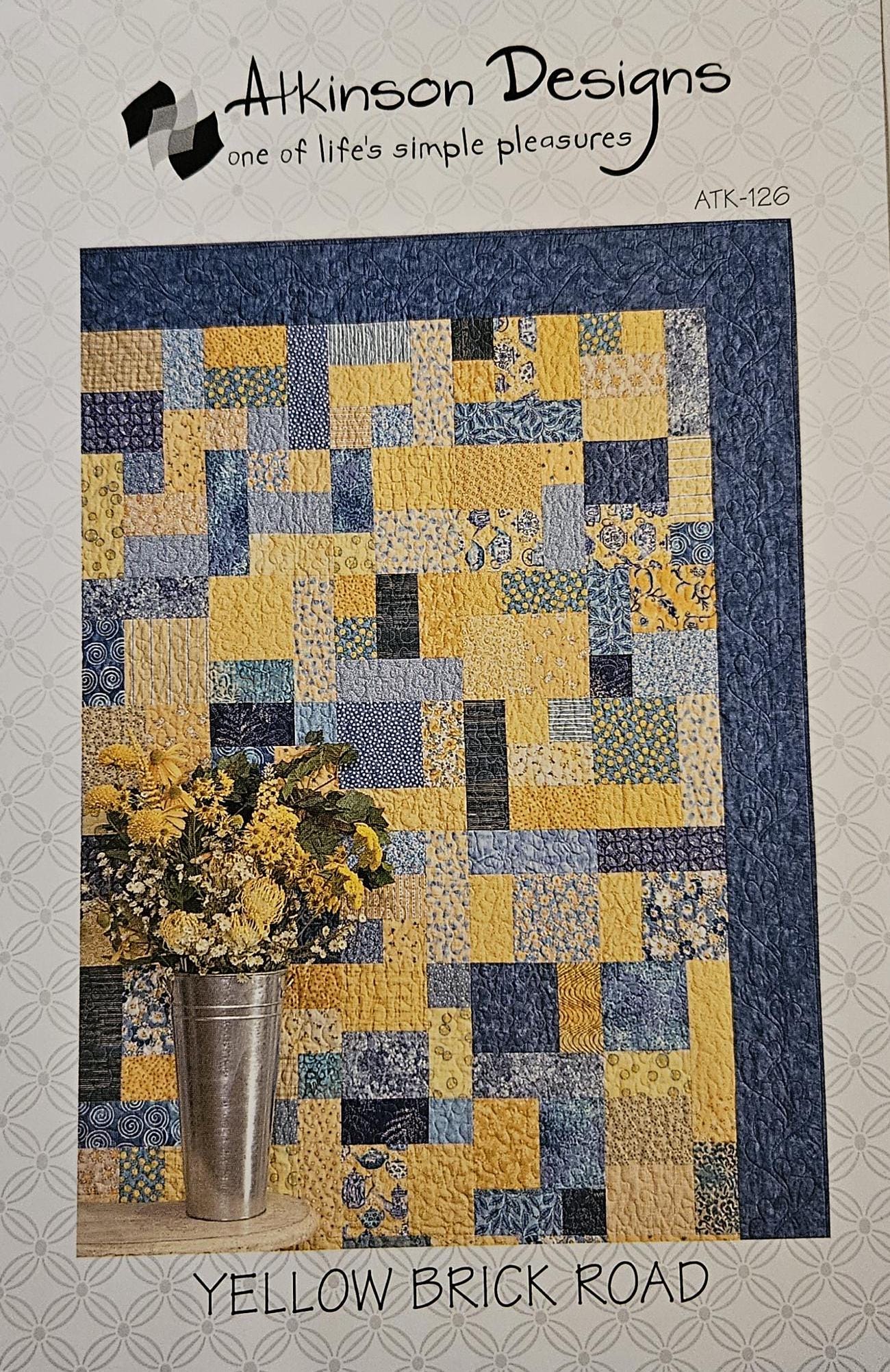 Pattern Yellow Brick Road Quilt Pattern, Physical Pattern - Etsy