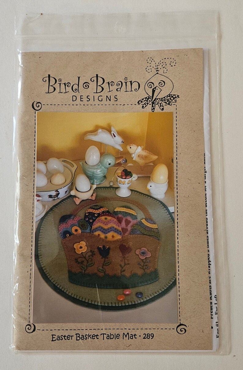 Pattern - Easter Basket Table Mat Pattern, Table Topper Pattern ...