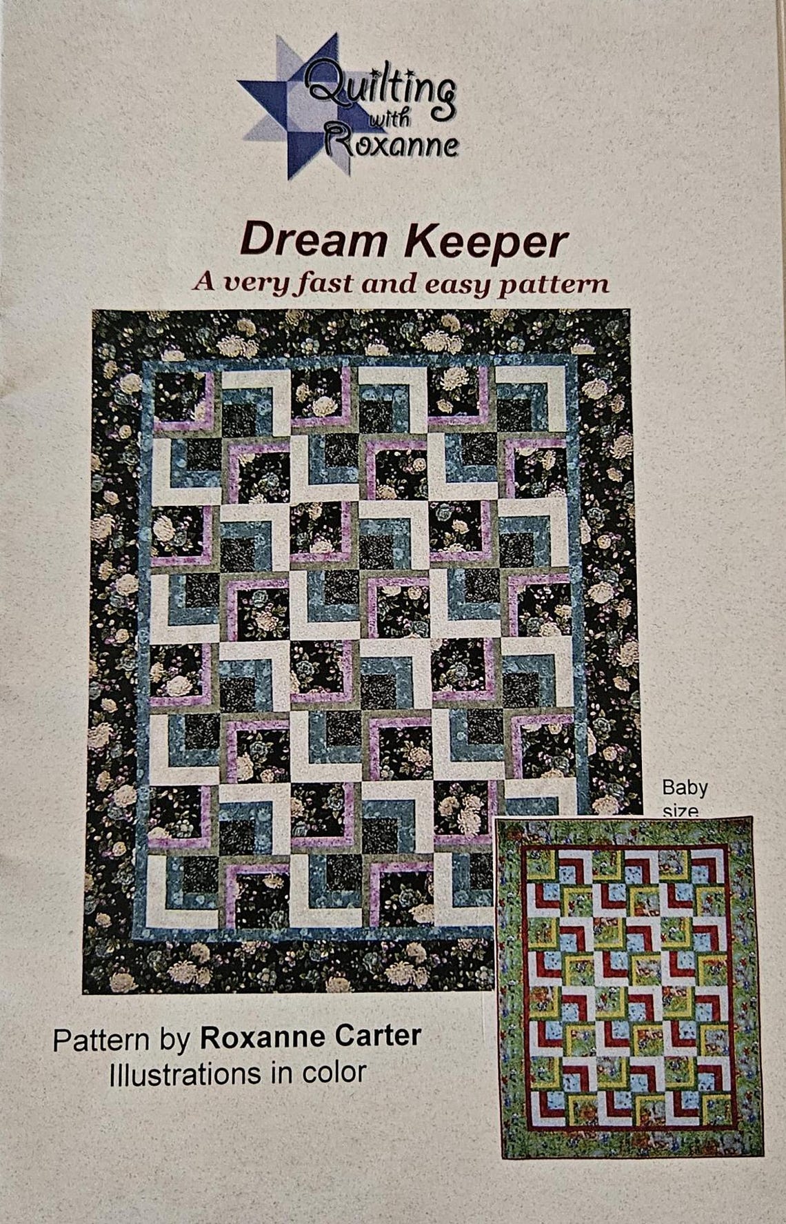 Pattern - Dream Keeper Quilt Pattern, Physical Pattern - Etsy