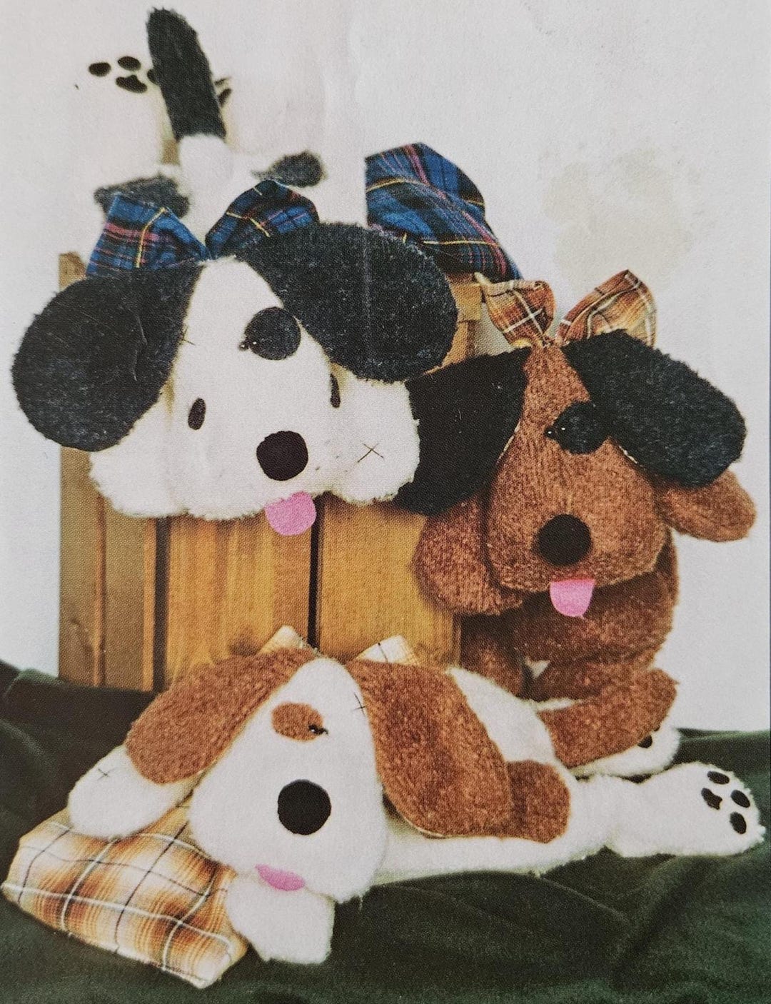 Pattern - Wheat Bag Puppies Pattern, Microwave Warm-ups Pattern ...