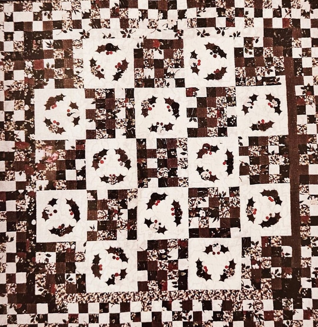 Pattern - Four Seasons Quilt Pattern, Yo-yo Maker Patterns, Winter ...
