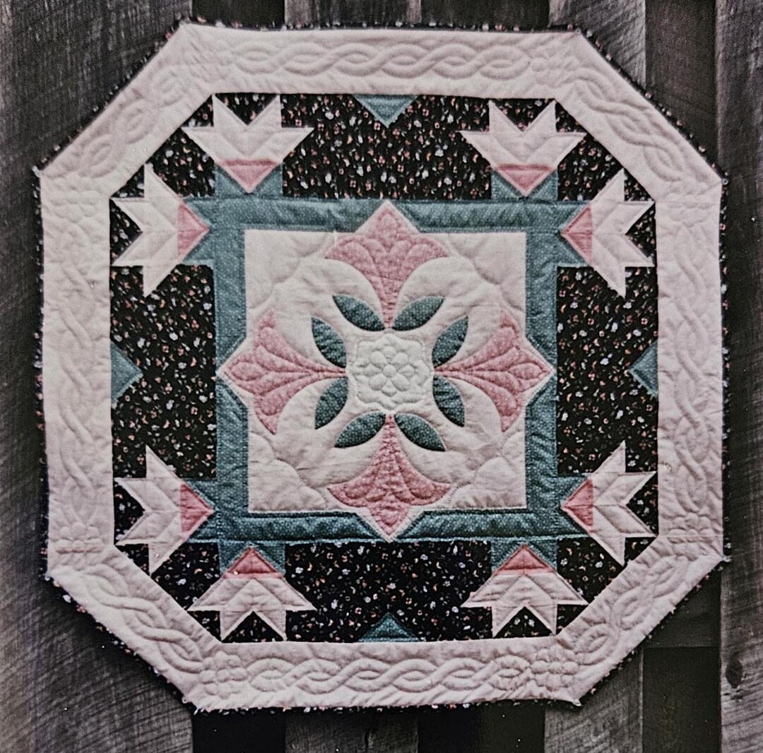 Pattern Lotus Blossom Quilt Pattern, Physical Pattern - Etsy