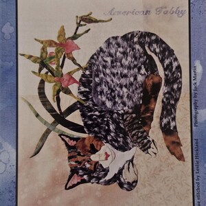 Pattern American Tabby Quilt Pattern, My Cats Garden Quilt Block ...