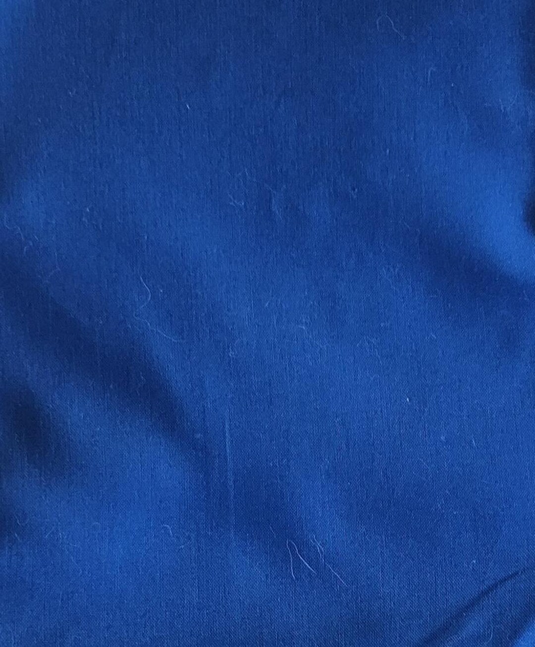 Fabric -royal Blue Cotton Fabric, 44x92 Royal Blue Cotton Fabric - Etsy