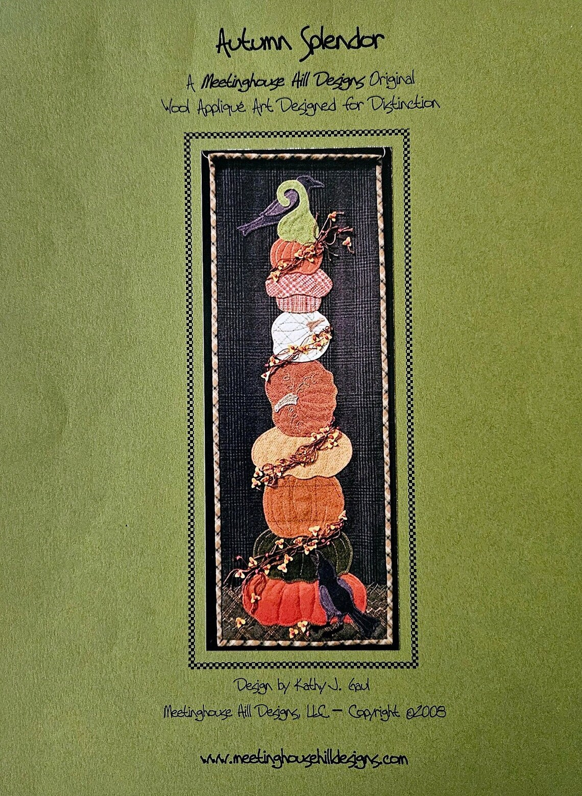 Pattern - Autumn Splendor Pattern, Quilt/wall Hanging Pattern, Physical ...