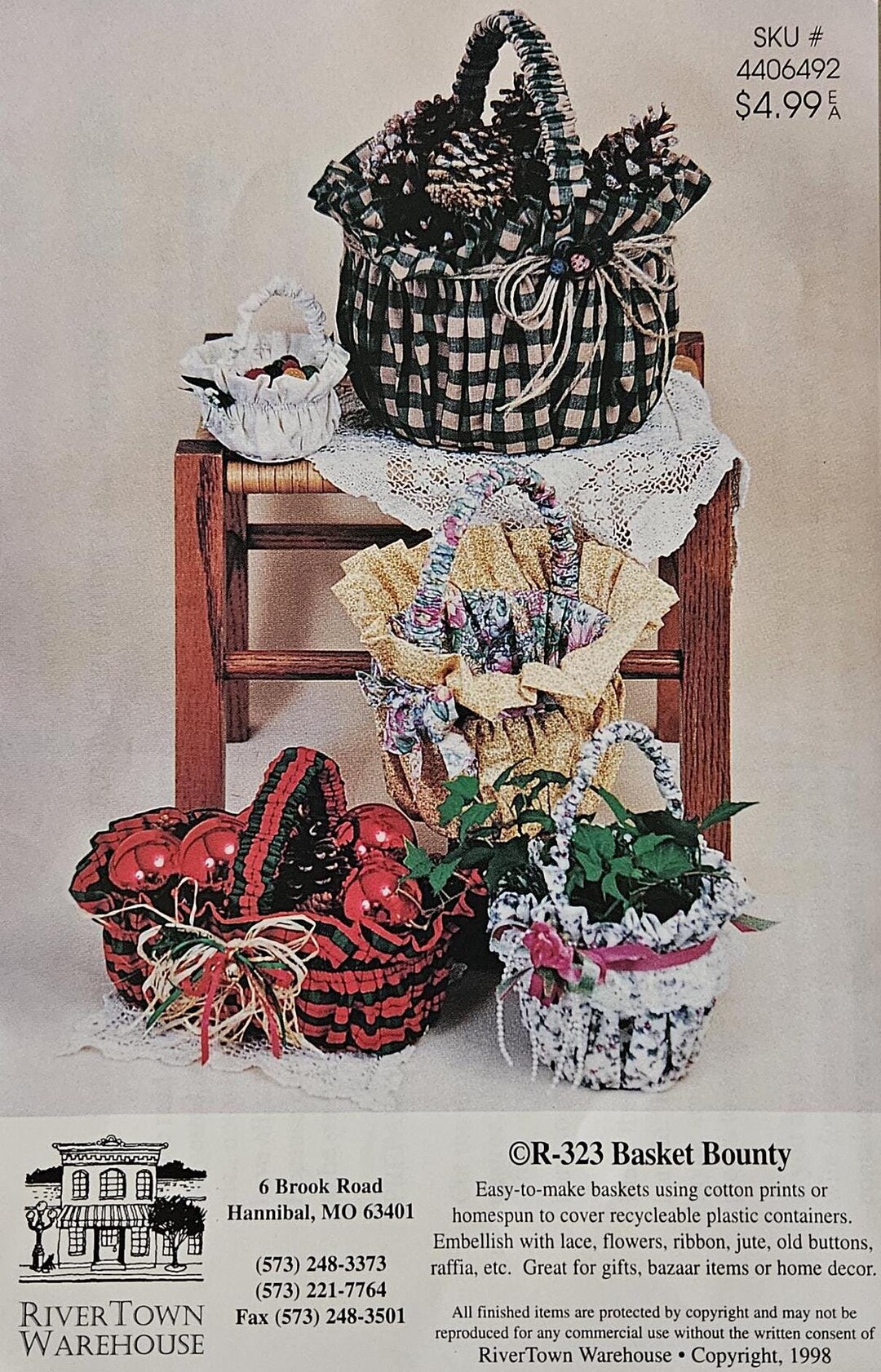 Pattern - Basket Bounty Pattern, Physical Pattern - Etsy