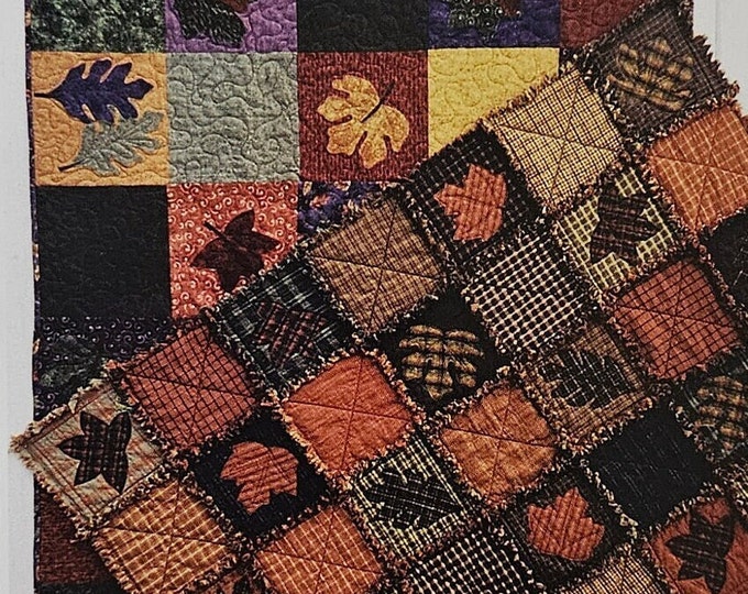 Pattern - Rustling Leaves Quilt Pattern, Physical Pattern - Etsy