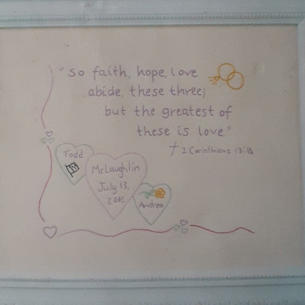 1 Corinthians 13 Cross Stitch Pattern - Etsy