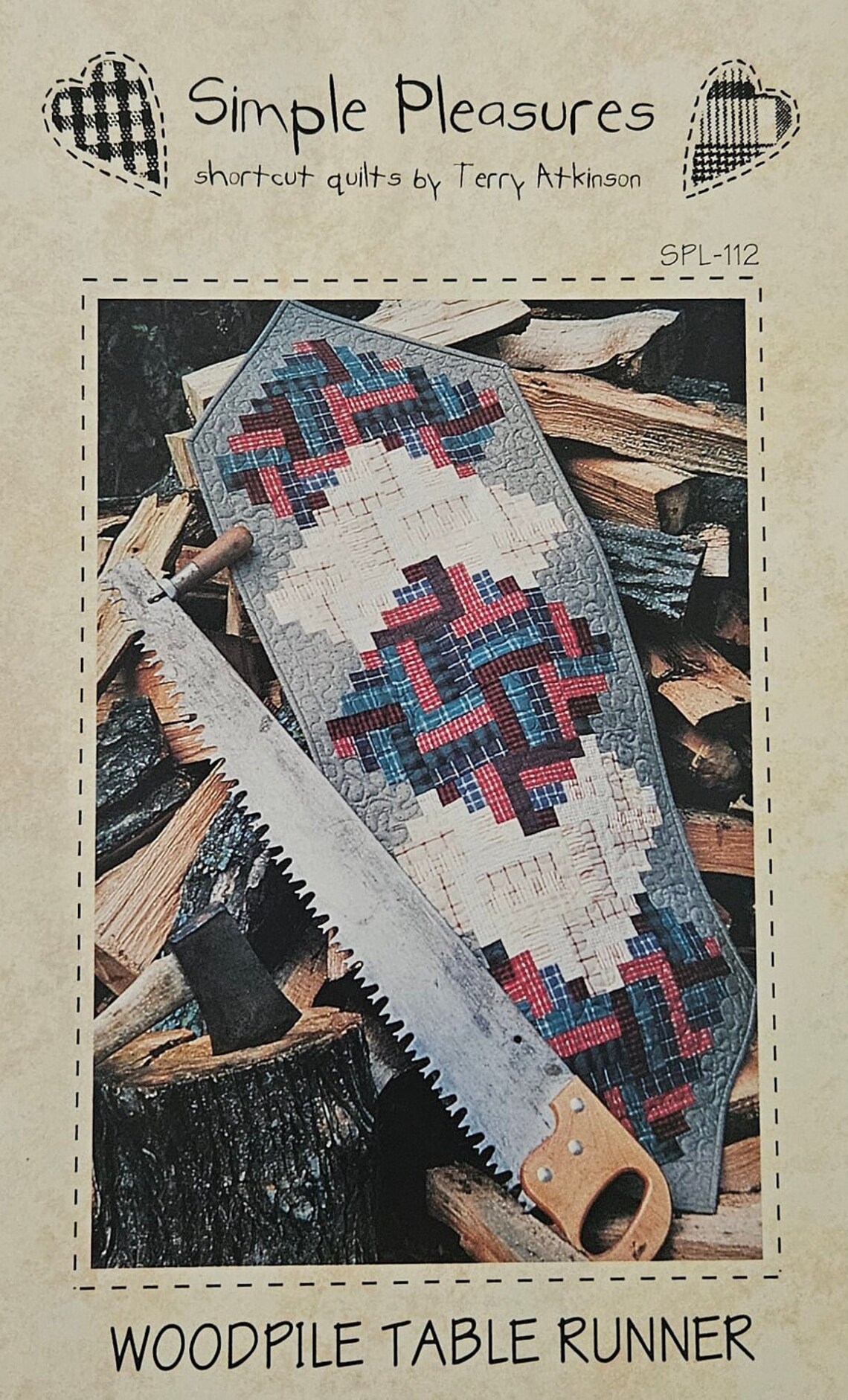 Pattern - Woodpile Table Runner Pattern, Physical Pattern - Etsy