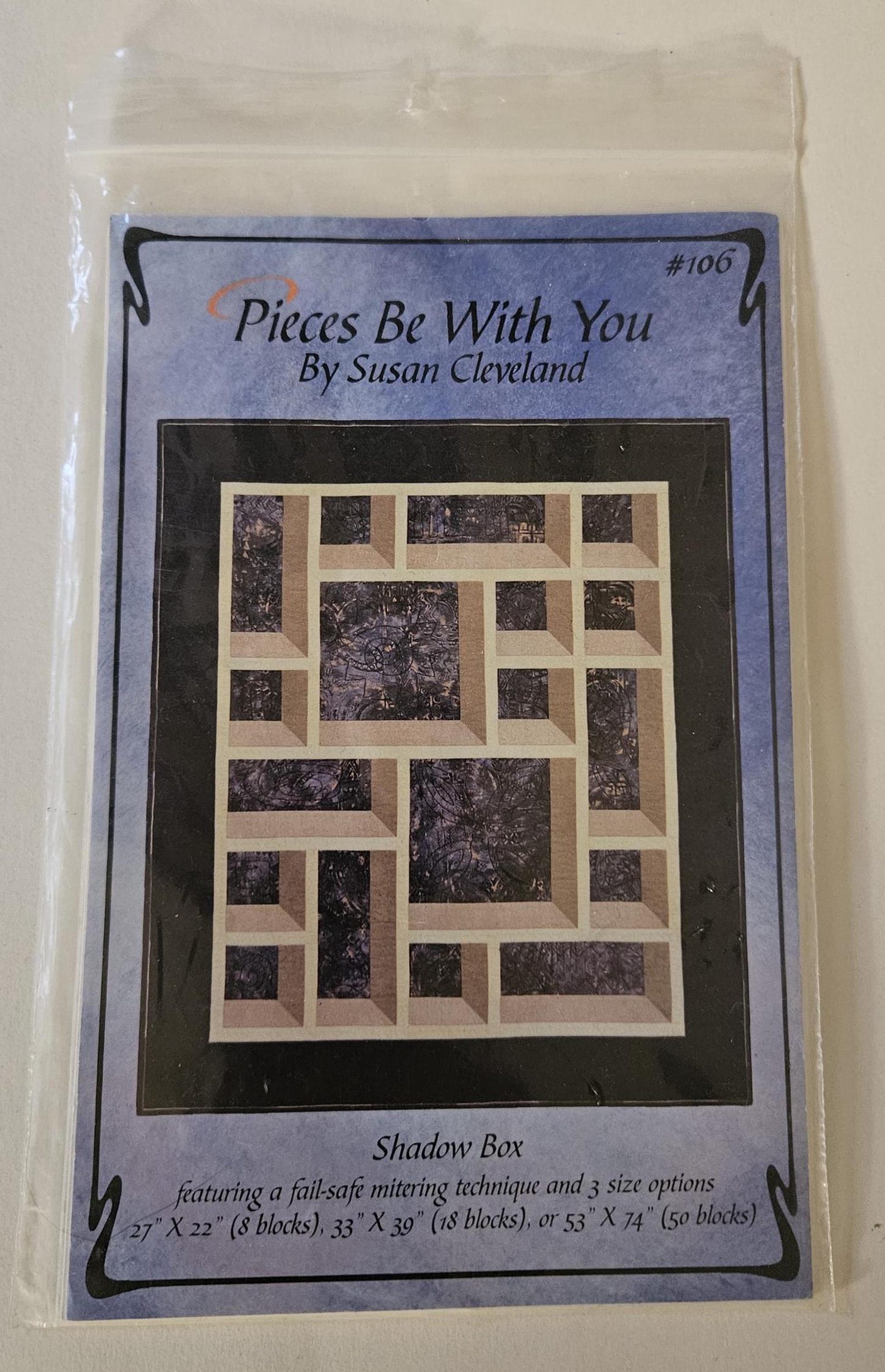 Pattern Shadow Box Quilt Pattern, Physical Pattern - Etsy