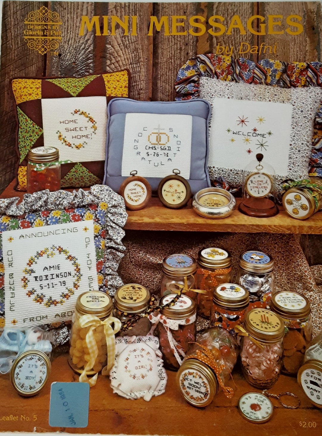 Pattern - Mini Messages Pattern, Counted Cross Stitch Patterns ...