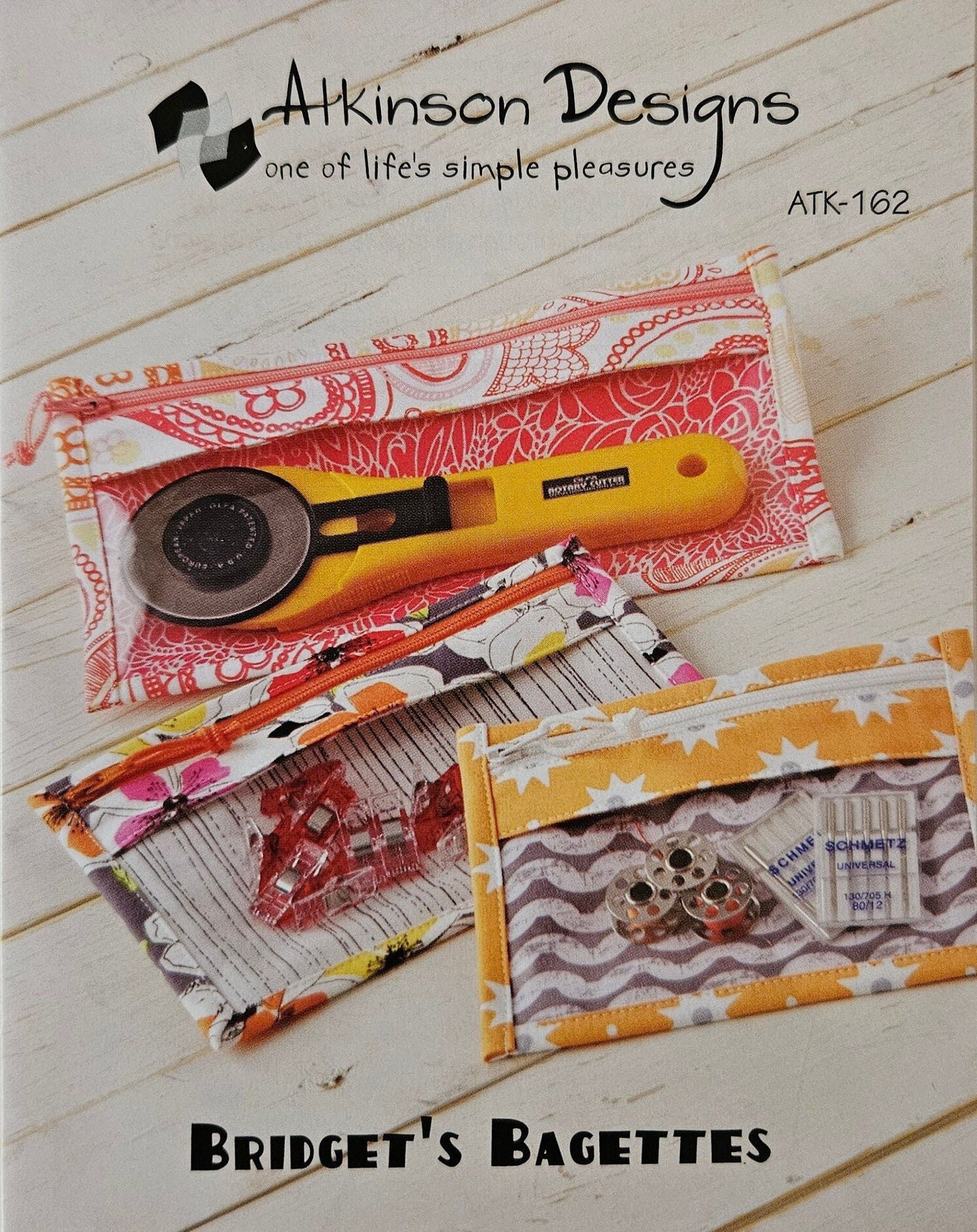 Pattern - Bridget's Bagettes Bag Pattern, Physical Pattern - Etsy