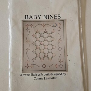 Pattern Baby Nines Quilt Pattern, Physical Pattern - Etsy