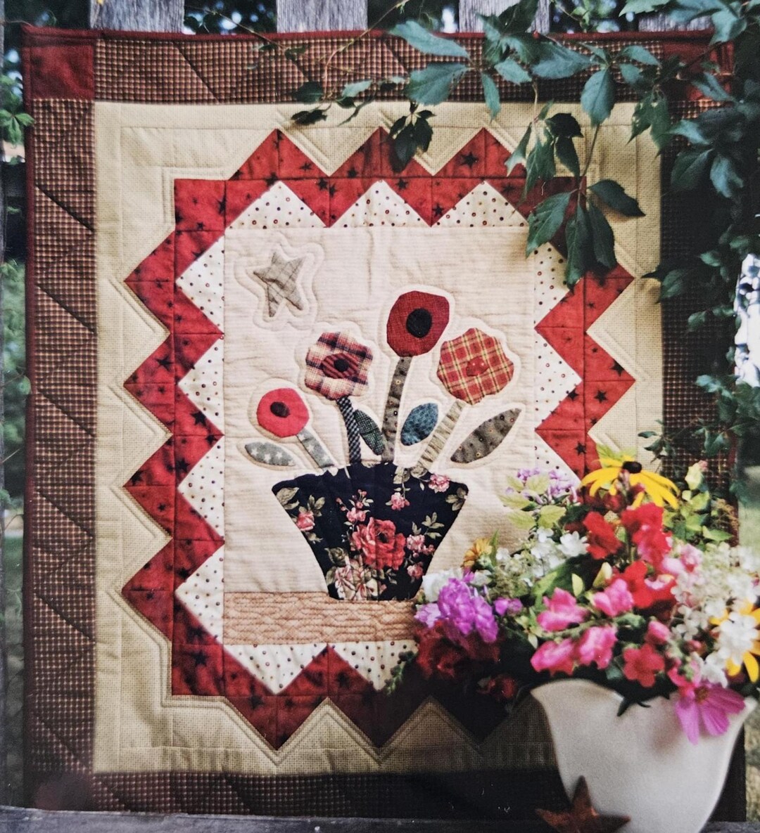 Pattern - Spring Bouquet Quilt Pattern, Physical Pattern - Etsy