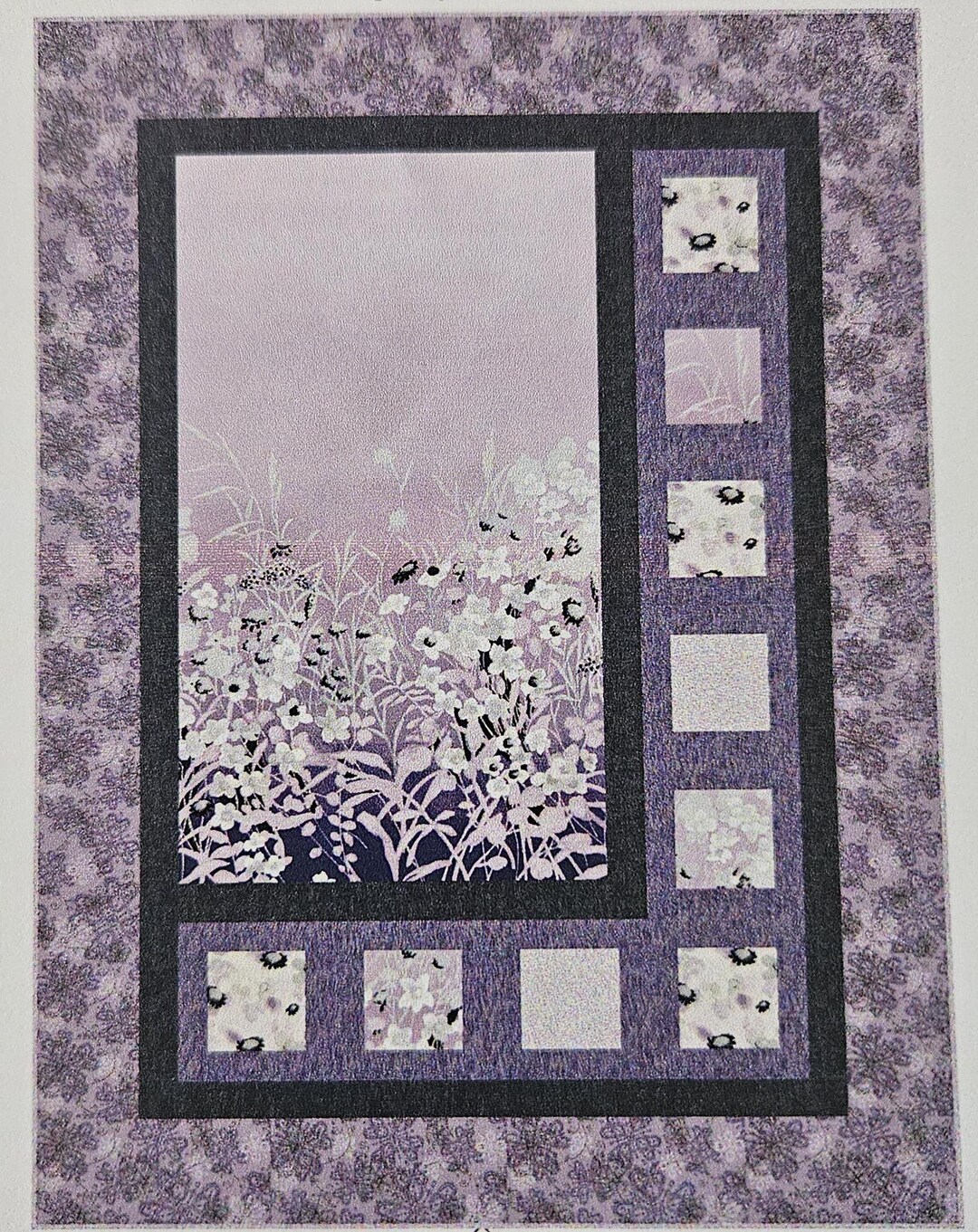 Pattern Sidelights Quilt Pattern, Physical Pattern - Etsy