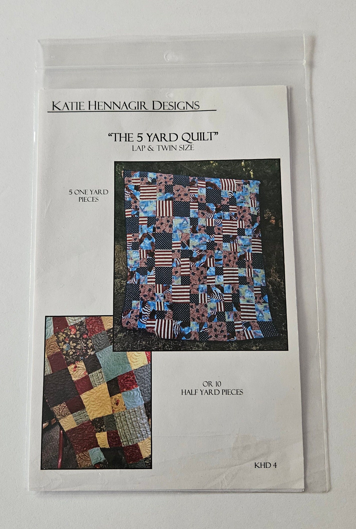 Pattern the 5 Yard Quilt Quilt Pattern, Physical Pattern - Etsy