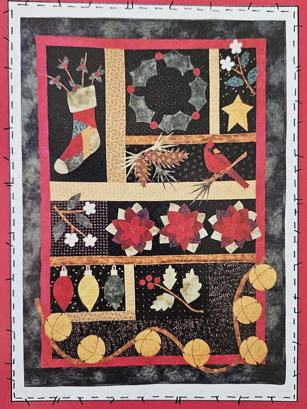 Pattern - Holiday Sampler Quilt/wall Hanging Pattern, Physical Pattern ...