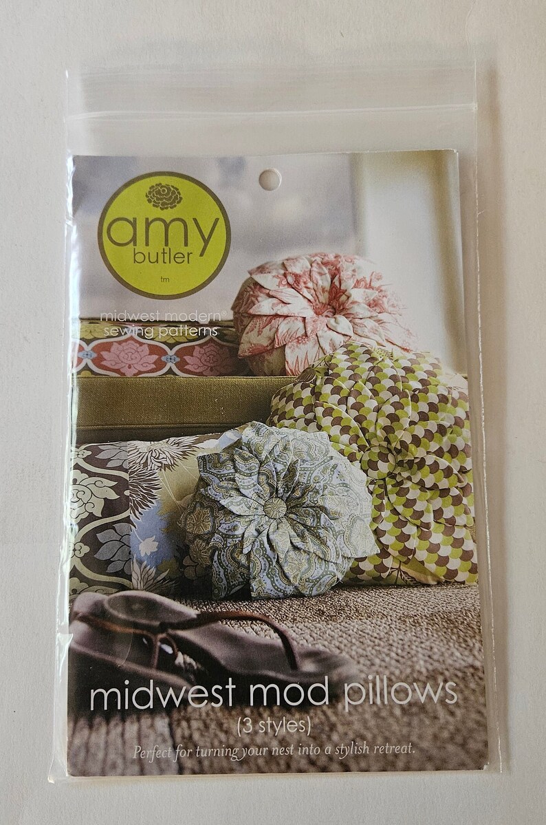 Pattern Midwest Mod Pillows Pattern, Physical Pattern - Etsy