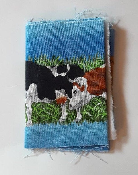 Kit-beef Stew Quilt Kit, Pattern With Cow Print Border Fabric, Physical ...