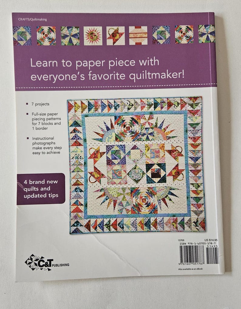 Pattern Book - Paper Piecing Book, Physical Book - Etsy