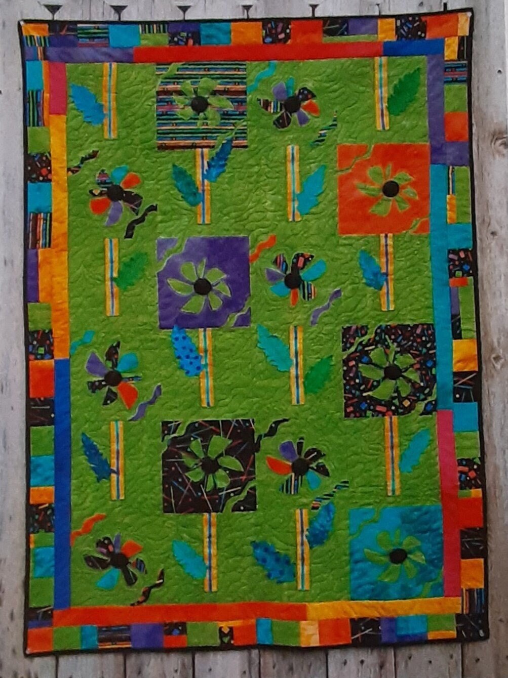 Pattern - Pinwheel Poppies Quilt Pattern, Physical Pattern - Etsy