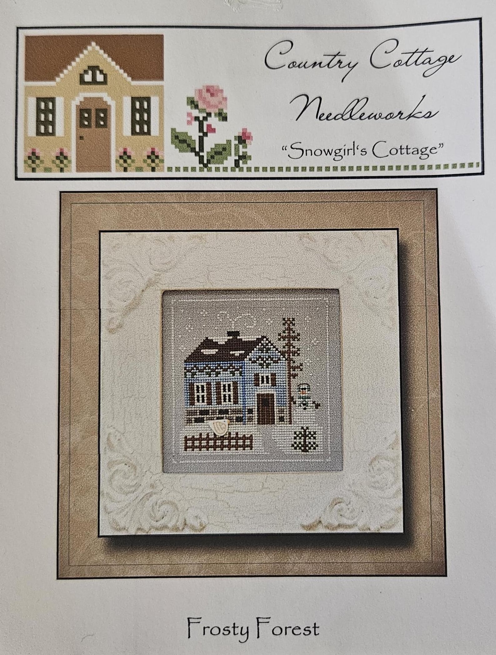 Pattern - Frosty Forest Needlepoint Patterns, Country Cottage ...