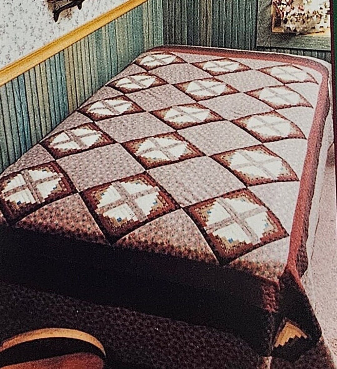 Pattern - Flannel Mini Log Quilt Pattern, Physical Pattern - Etsy