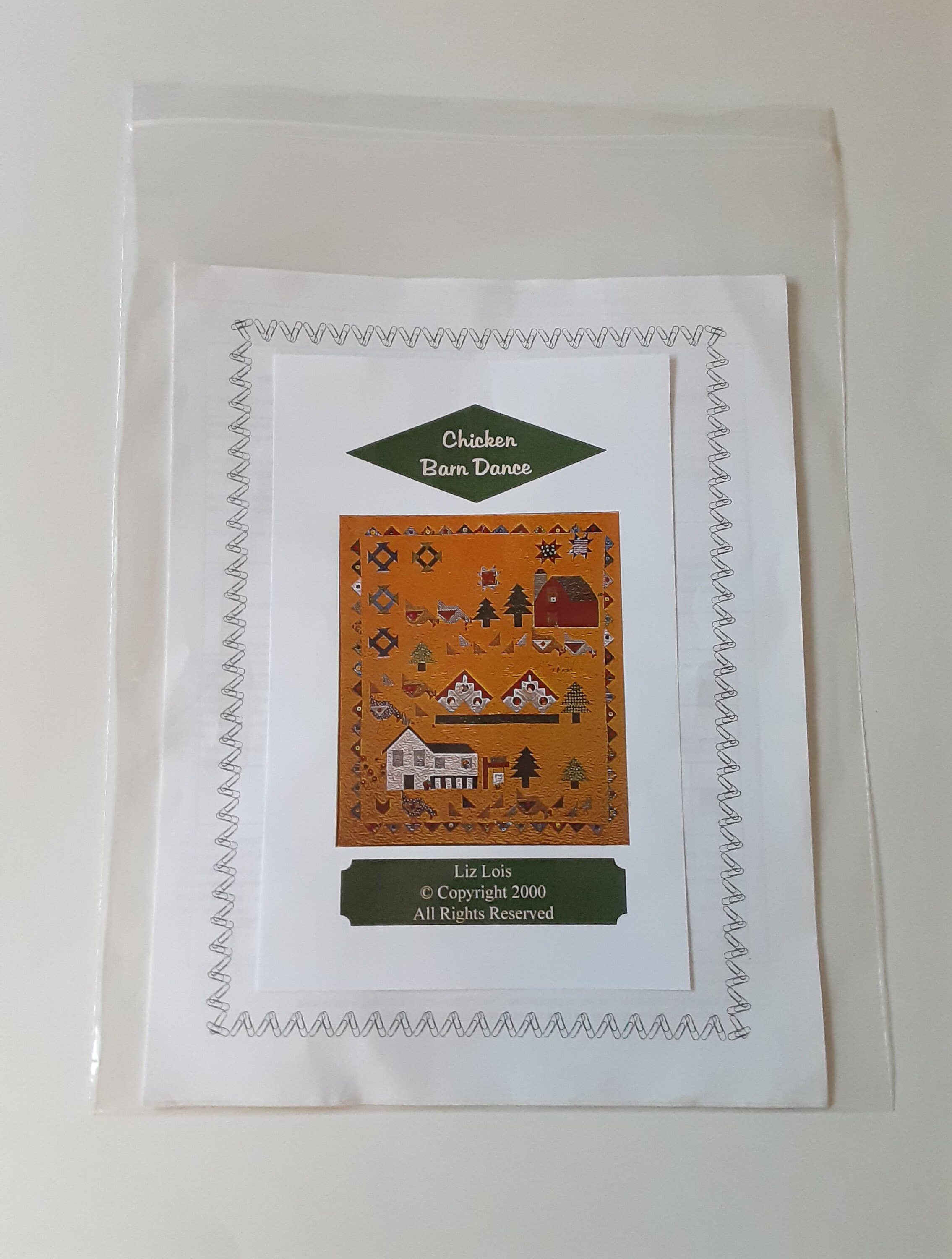 Pattern - Chicken Barn Dance Quilt Pattern, Physical Pattern - Etsy