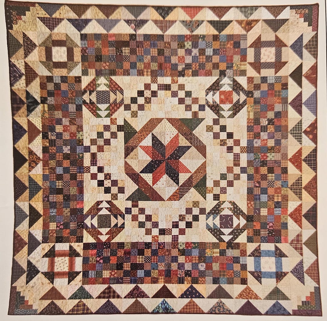 Pattern -star Medallion Quilt Pattern, Physical Pattern - Etsy