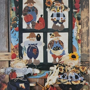 Pattern - Korn Keepers Quilt/wall Hanging Pattern & Scarecrows Pattern, Physical Pattern - Etsy