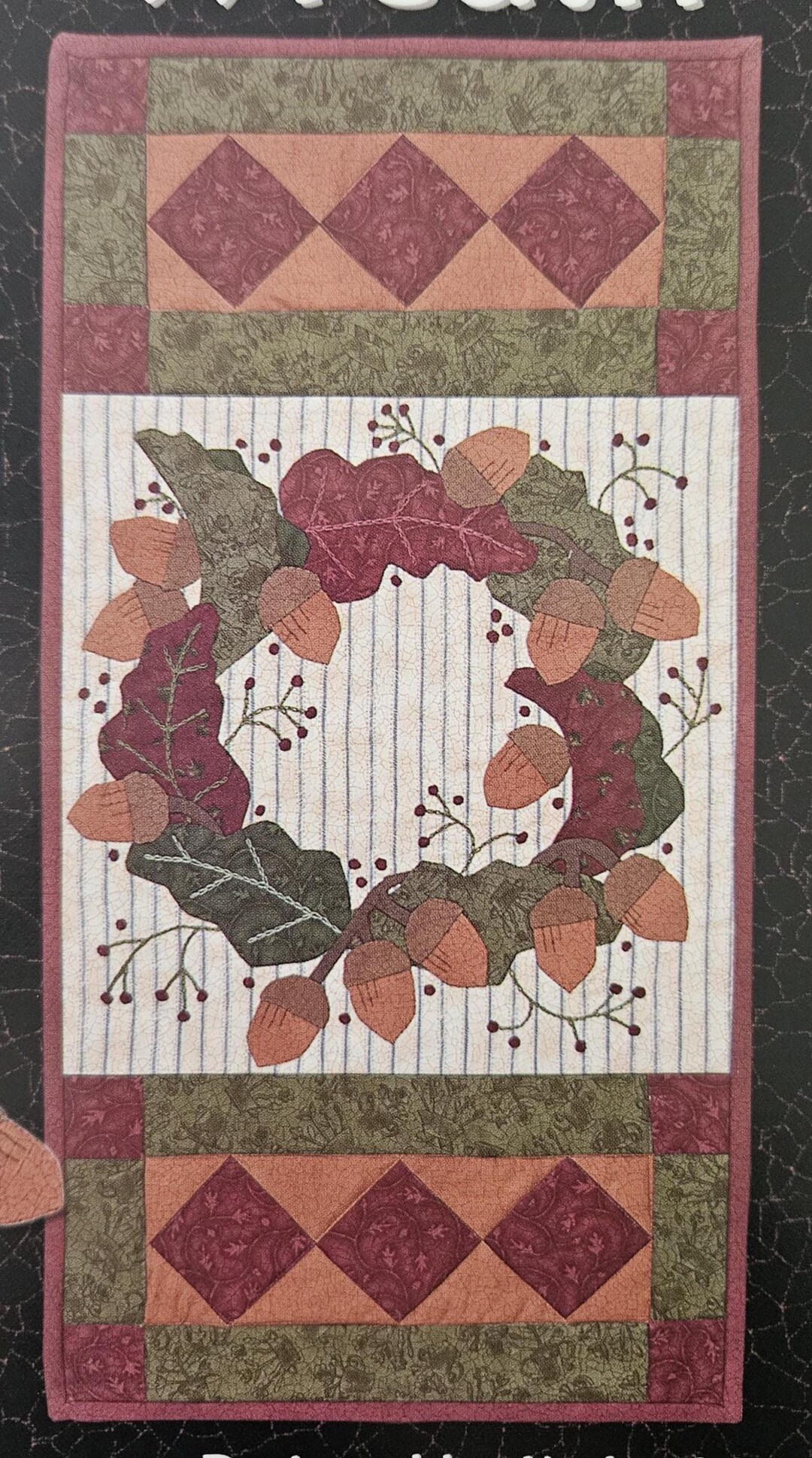 Pattern - September Wreath Quilt Pattern, Physical Pattern - Etsy